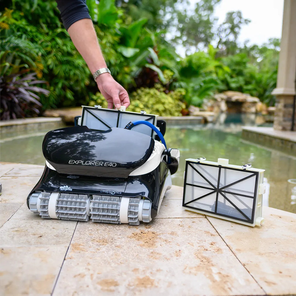 Dolphin Explorer E40 Pool Cleaner | Maytronics Dolphin 99991083-XPI — Sunplay