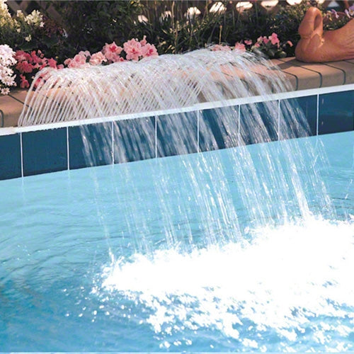 Jandy 6" Extended Lip Rain Arc Waterfall 1203CRA - Clear Nozzle at Sunplay