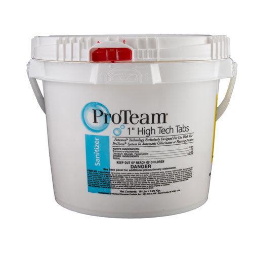 ProTeam 1" Pure Tabs - 16 lbs | Chlorine Tablets — Sunplay