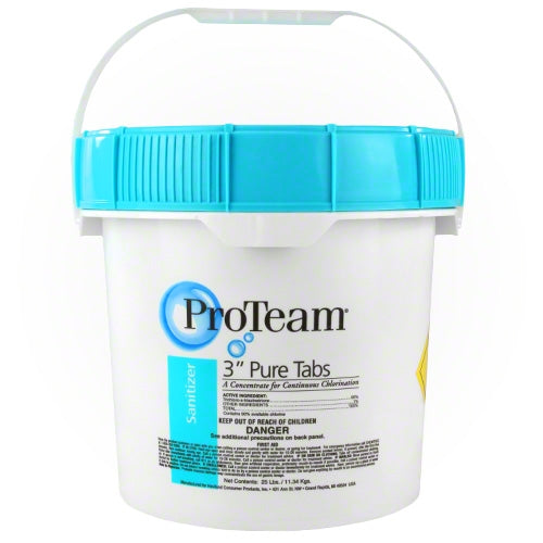 ProTeam 3" Pure Tabs - 25 lbs | Chlorine Tablets | Sunplay.com