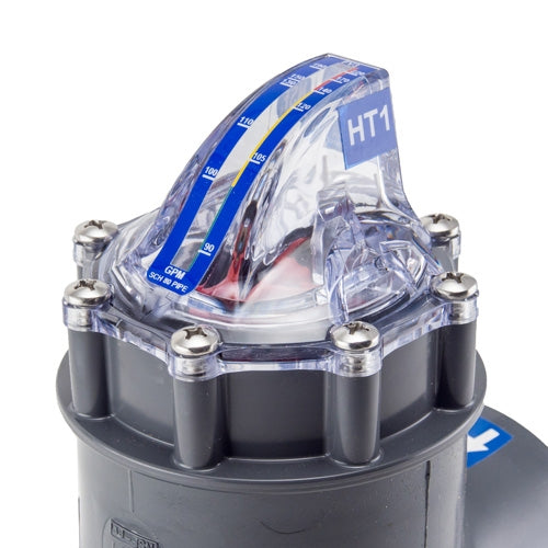 FlowVis Flow Meter with Tee 3" FV-3 | Sunplay