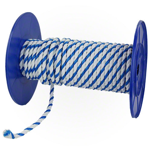 1/2" Blue and White Pool Rope | Pool Float Rope | PR50-6 — Sunplay