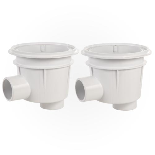 Hayward 8" Dual Suction Outlet w/ Adj Collar - Concrete Pools - WG1154 ...